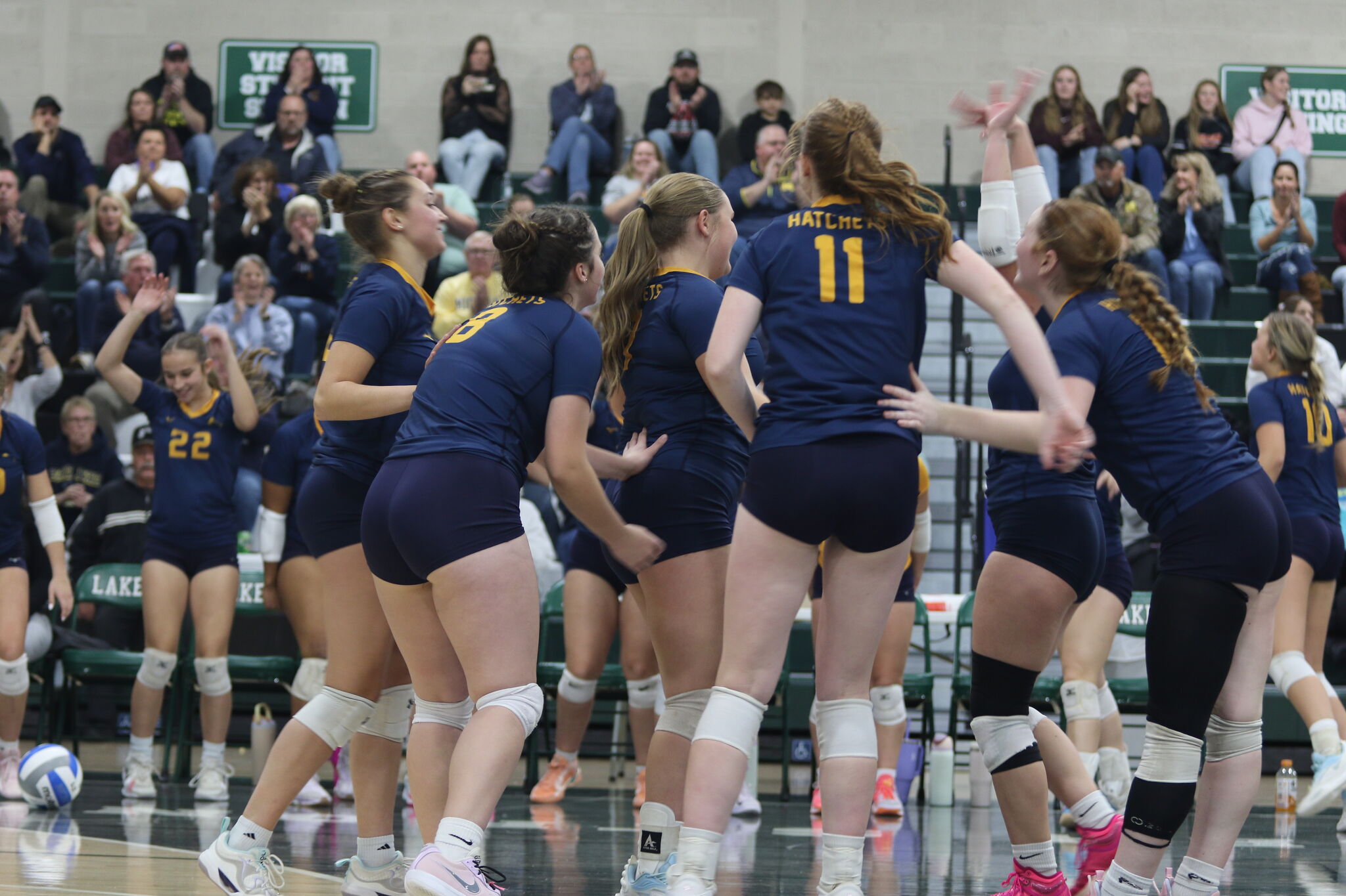 Tribune area Volleyball district semifinals: scores, stats and finals