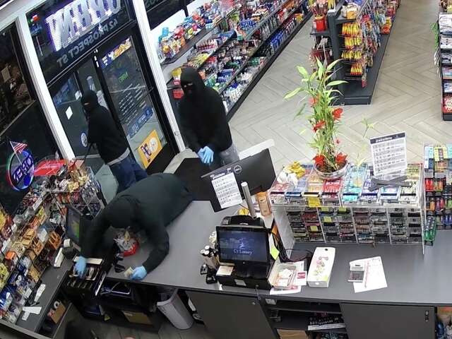 Video shows 3 masked thieves rob Naugatuck gas station on Prospect St.