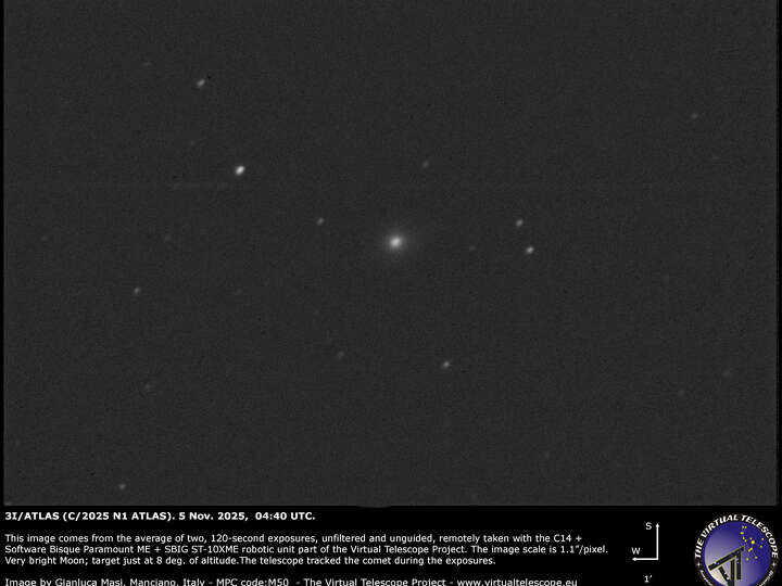 China drops first images of strange interstellar comet 3I/ATLAS