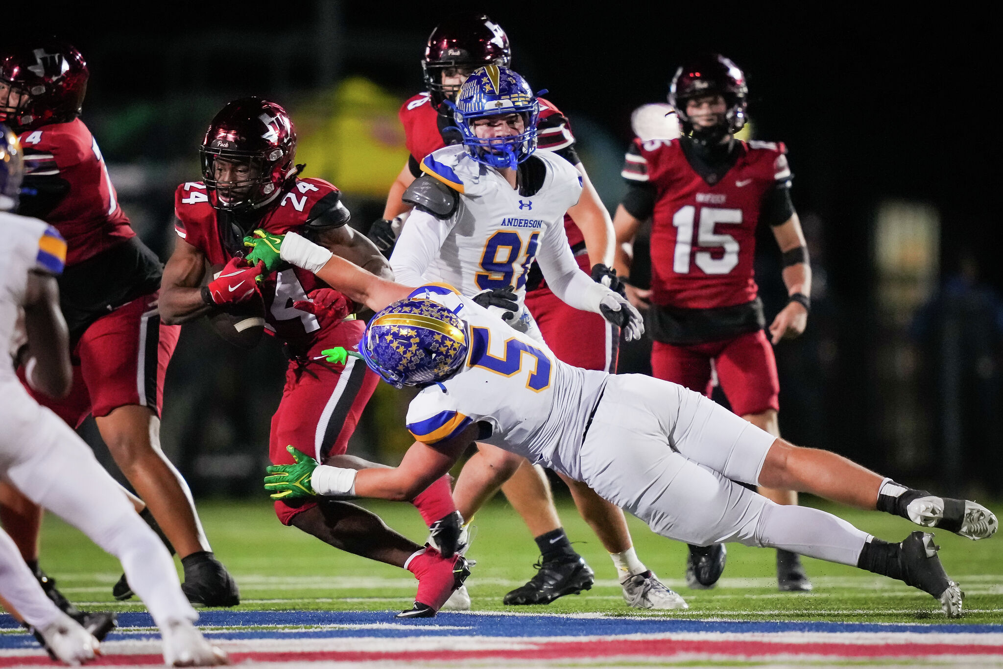 High School Football photos: Anderson vs. Weiss