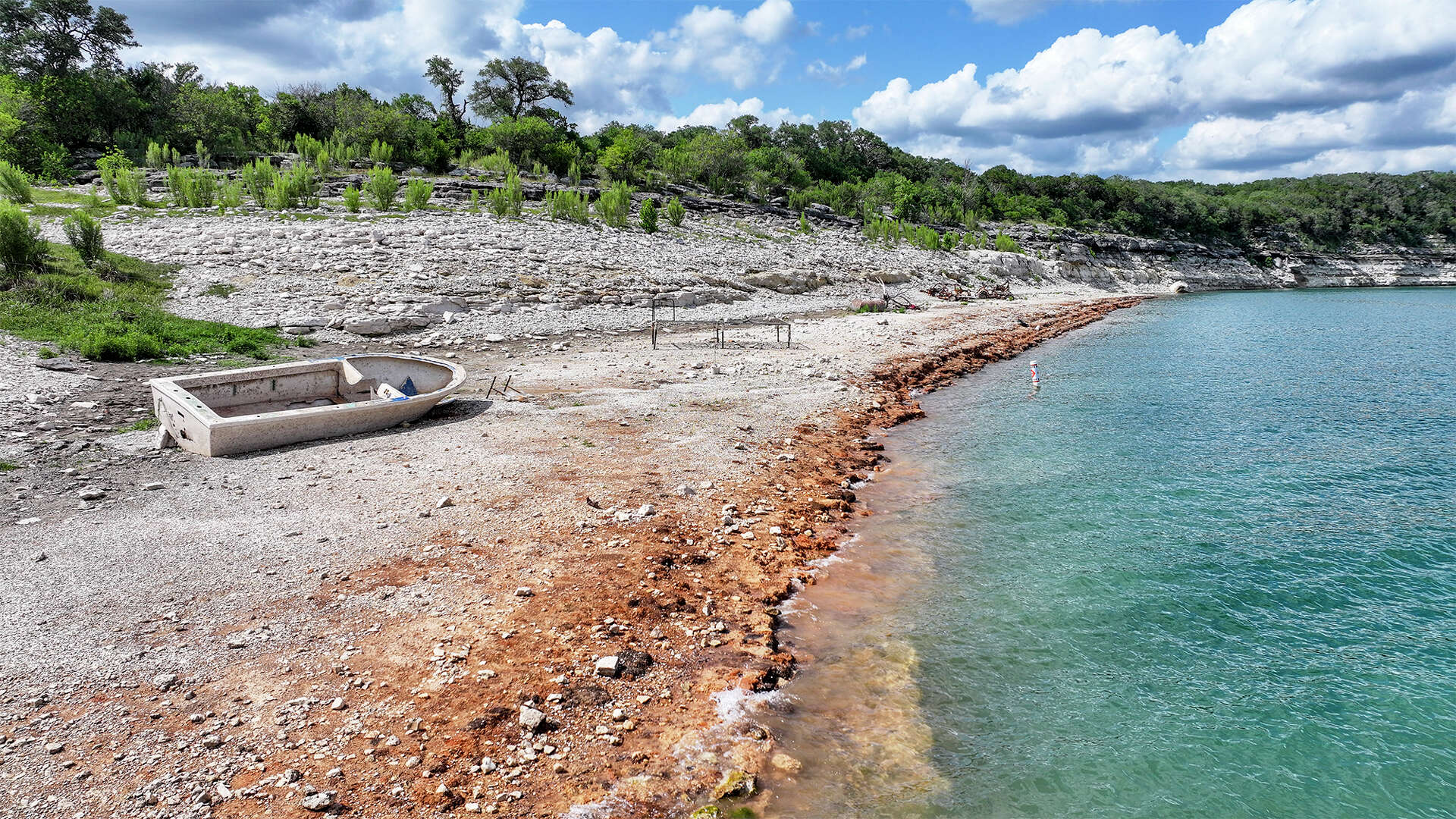 Texas drought: Canyon Lake is losing 75 million gallons a day