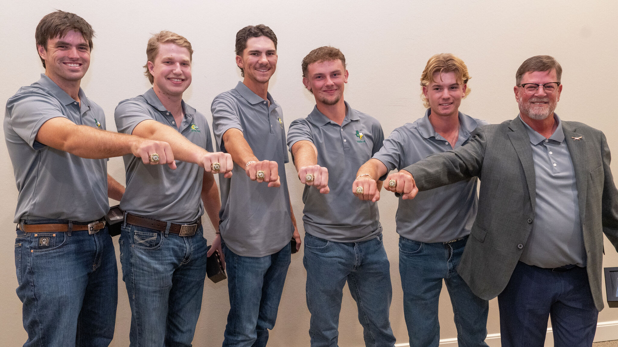 Midland College golf presented with national championship rings