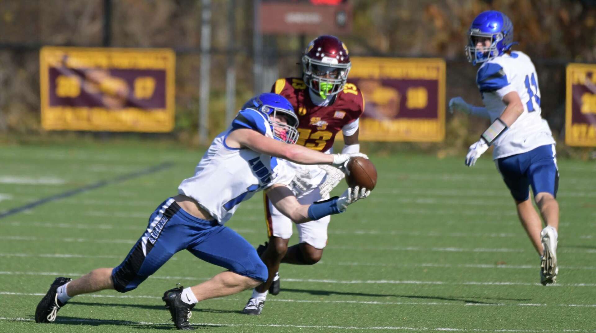 St. Joseph football beats Ludlowe for Joe Della Vecchia's 200th win