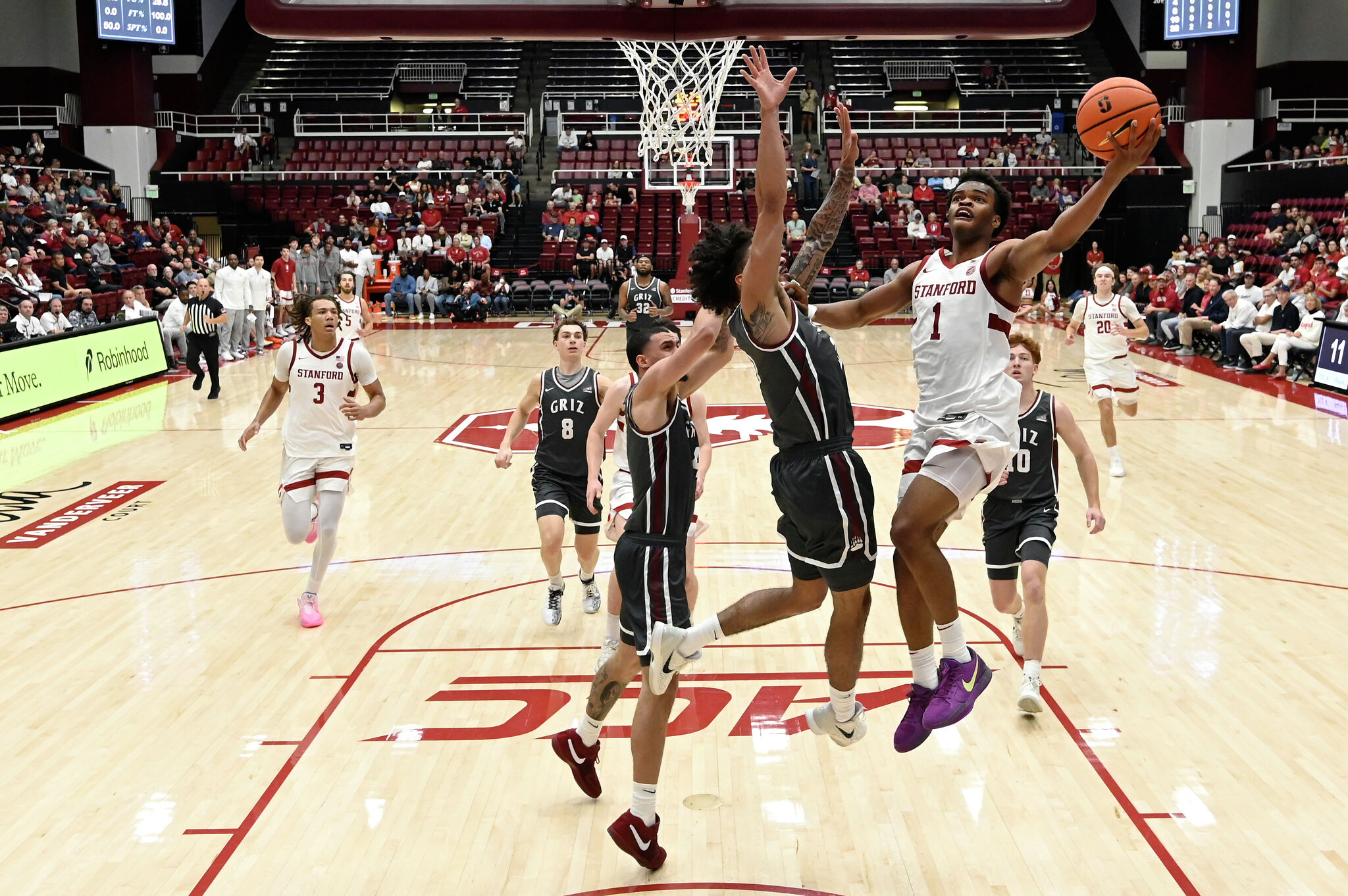Bay Area basketball roundup: Stanford men top Montana; USF falls