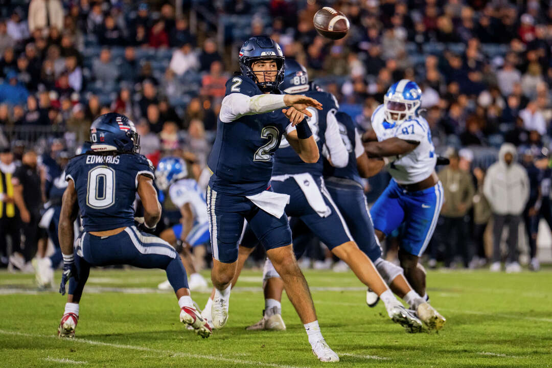 UConn football team claims signature home victory over Duke