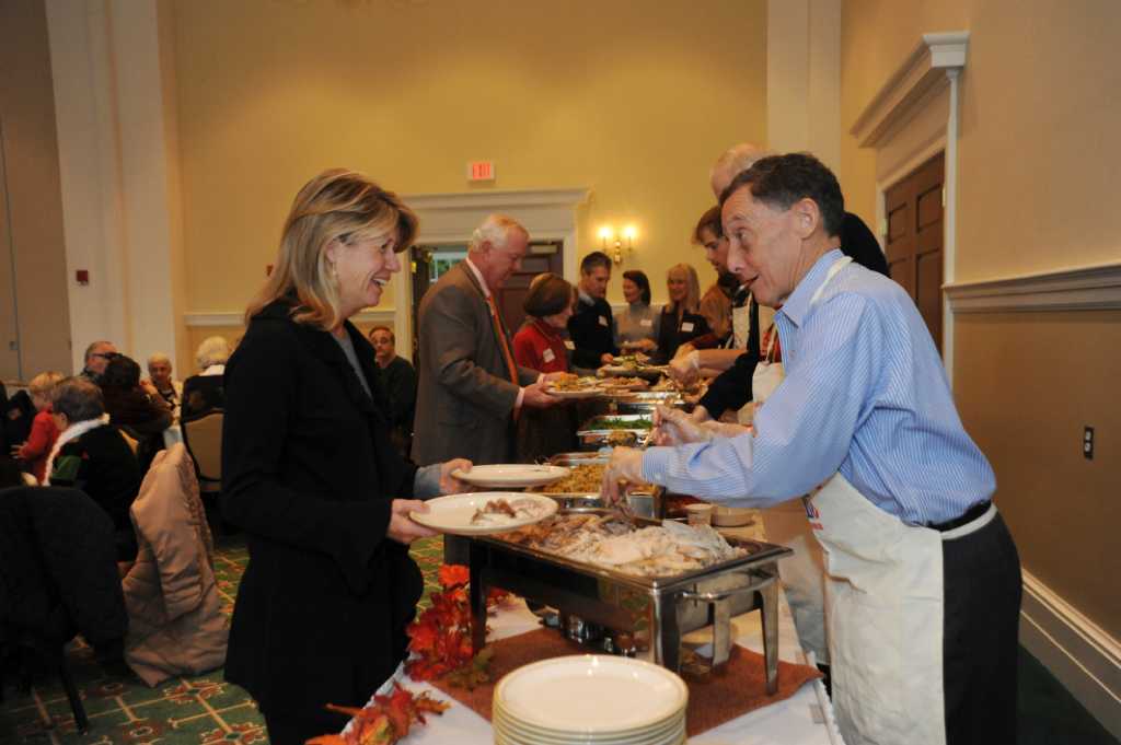 Seniors enjoy Thanksgiving dinner at First Presbyterian Church