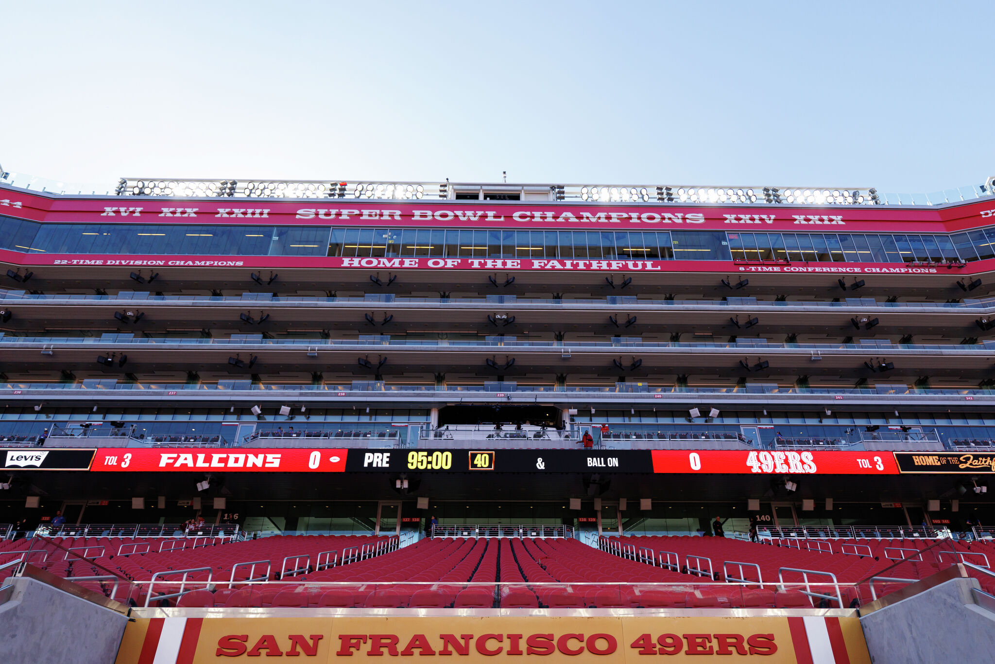 Plane with URL banner spotted over Levi's Stadium before 49ers-Rams