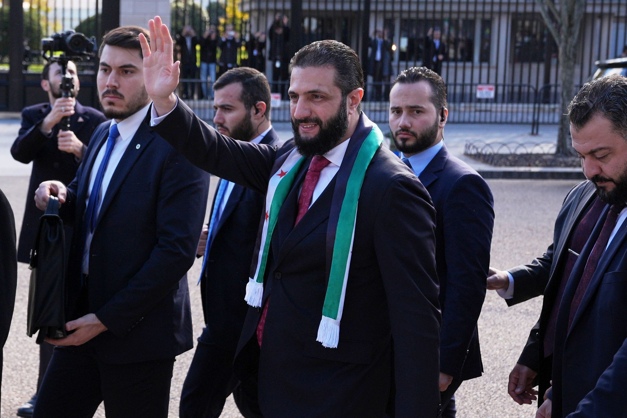 Trump hosts Syria's al-Sharaa for a first-of-its-kind meeting at the ...