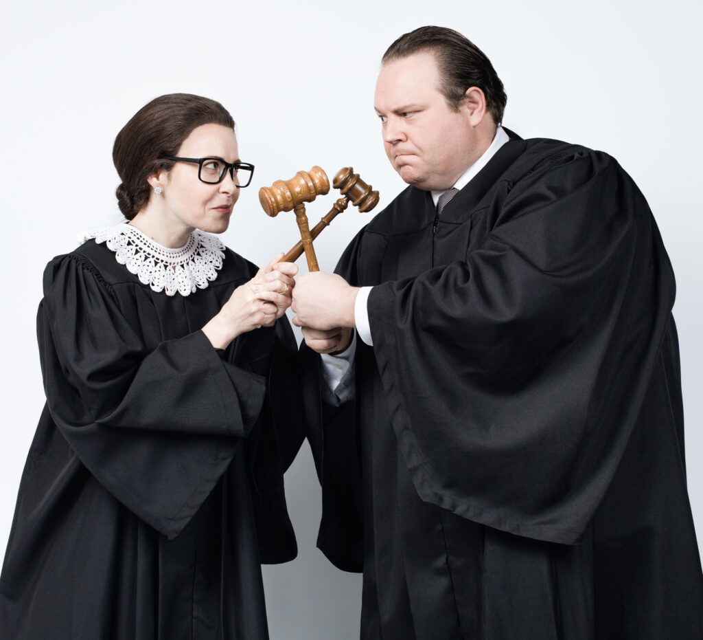 Scalia and RBG face off amicably on the opera stage