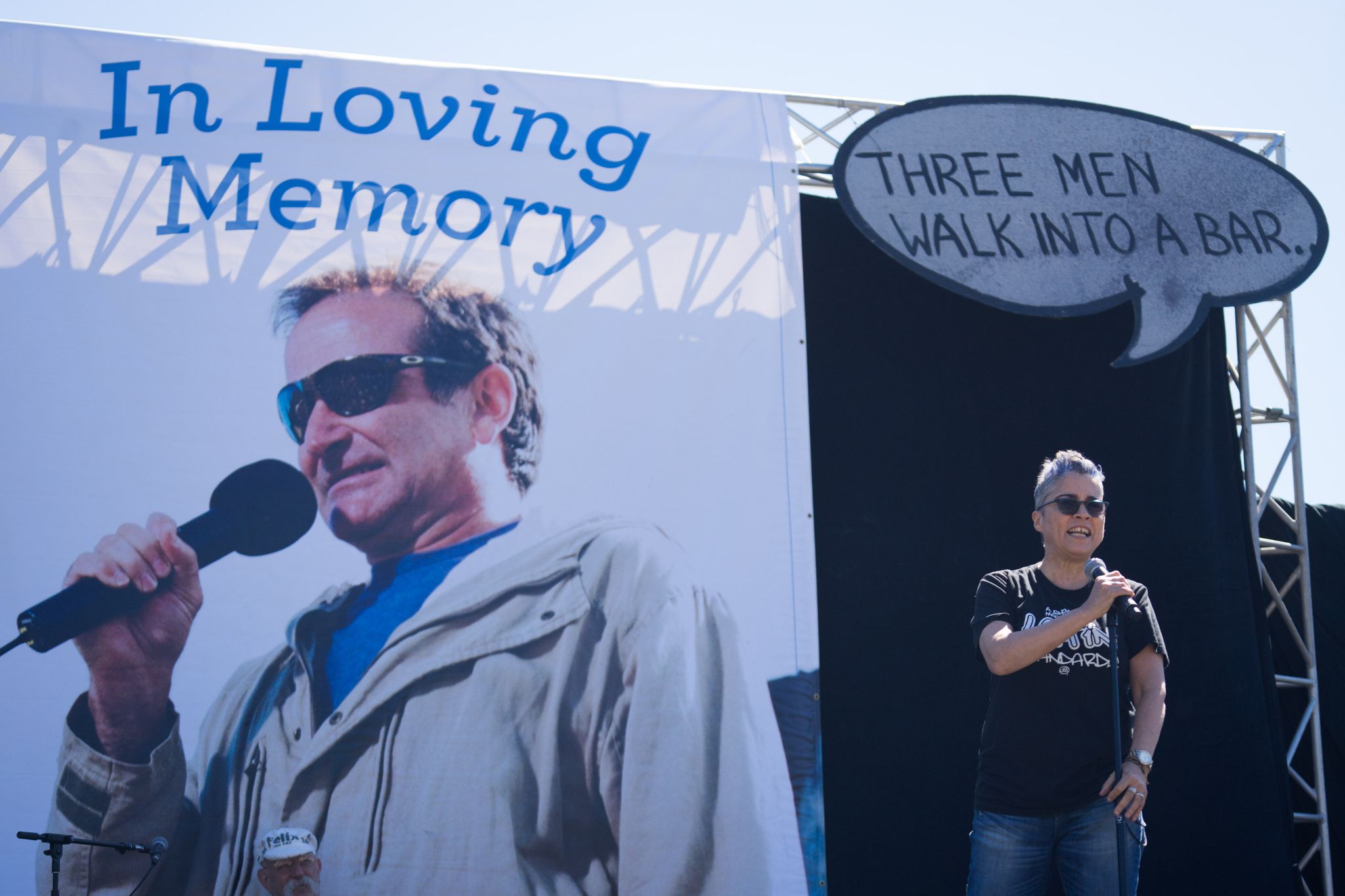 On Comedy Day, Robin Williams lives on in meadow that now bears his name