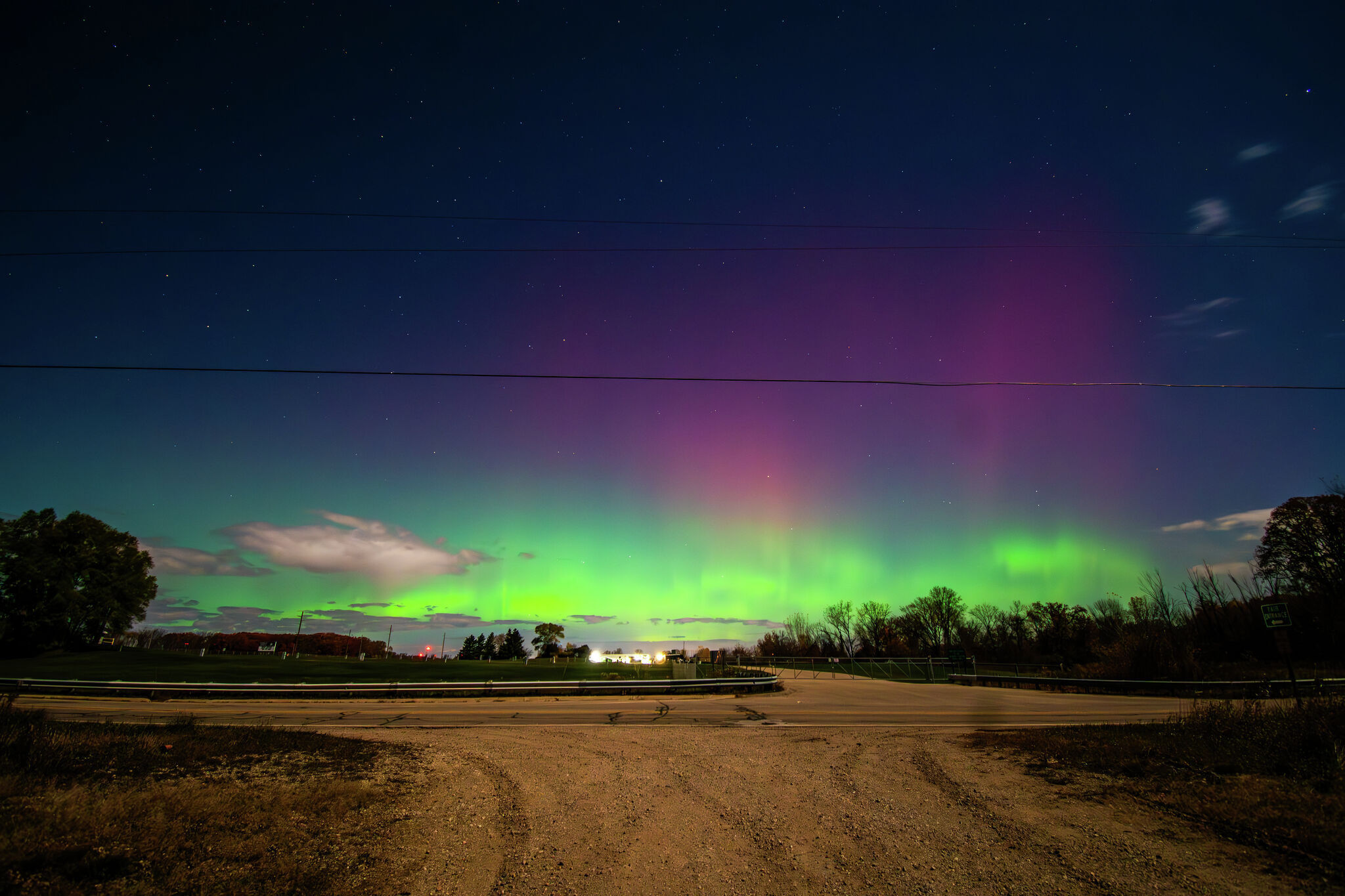 NOAA: Northern lights view line map for Tuesday, Nov. 11