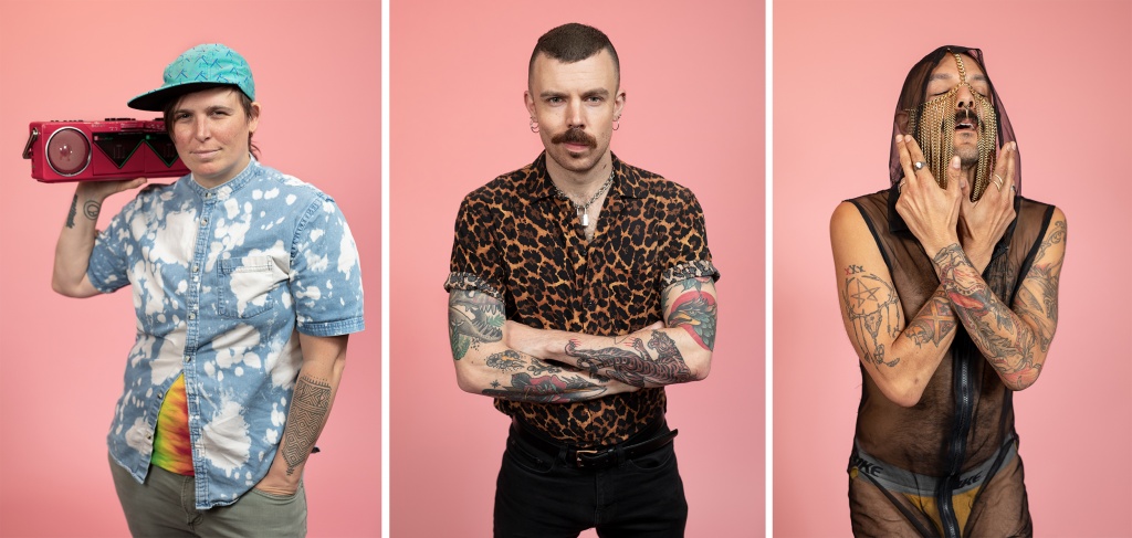 Embracing gay face: Portraits show queer people flagging identity
