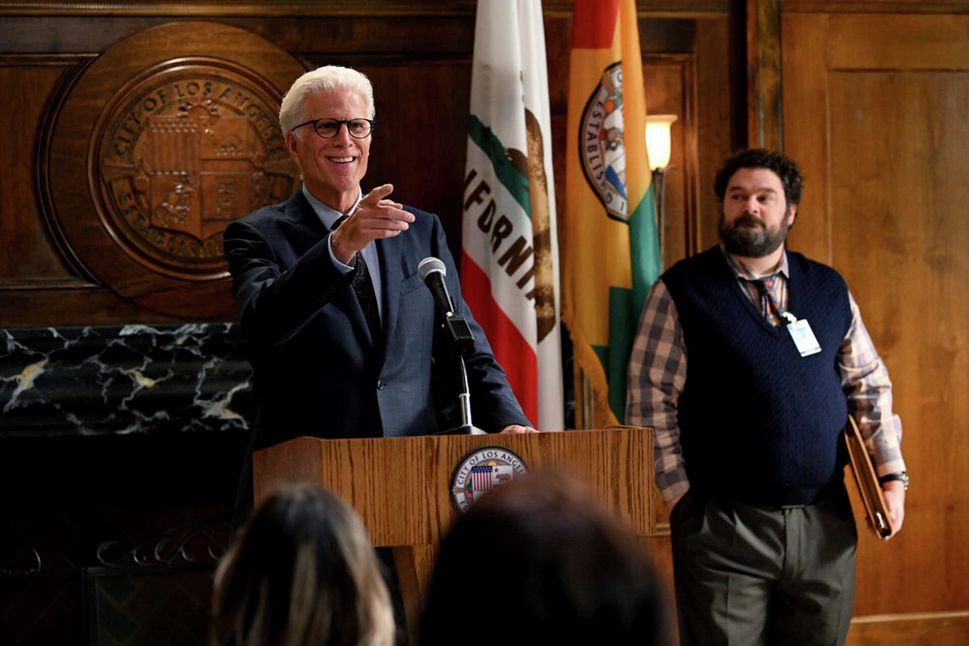 Ted Danson and Holly Hunter jell in new NBC comedy 'Mr. Mayor'