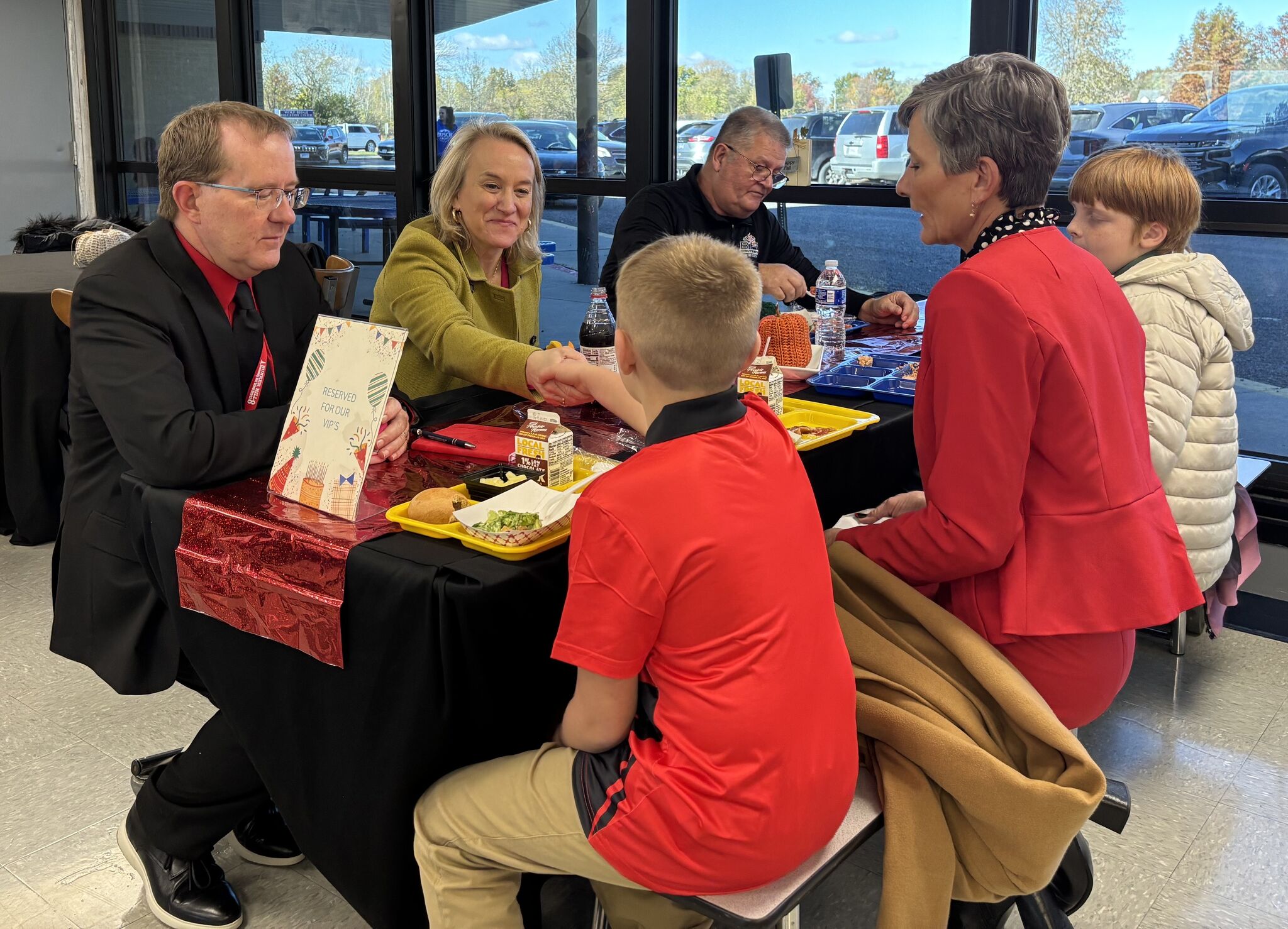 Nikki Budzinski visits Bunker Hill, amid threat to meal program aid