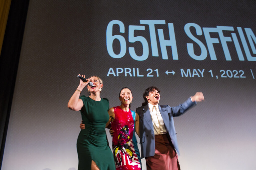 Watch Michelle Yeoh, Sandra Oh spark a dance party at Castro Theatre ...