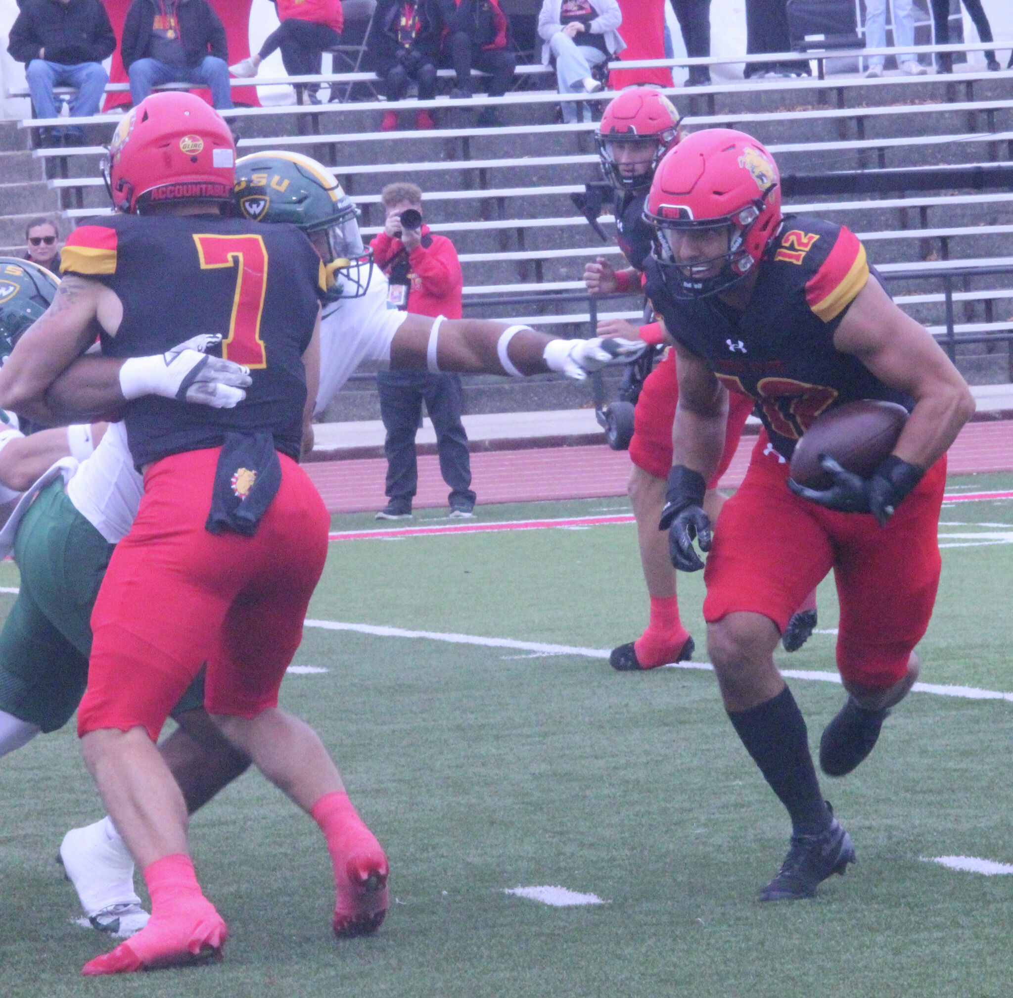 Former Ferris quarterback playing various key roles
