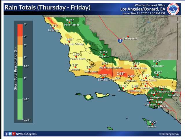 California atmospheric river to bring heavy rain, strong winds