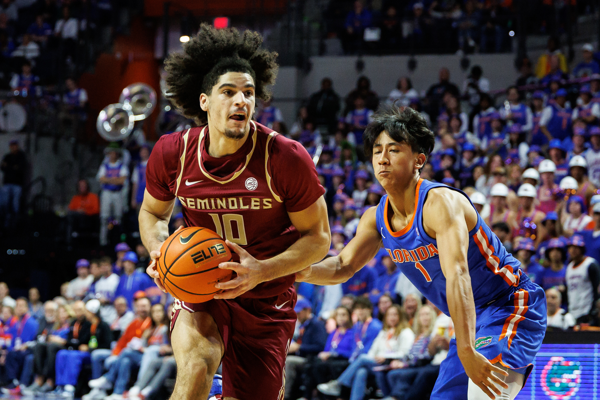 No. 10 Florida holds off rival Florida State 78-76 thanks Thomas to ...