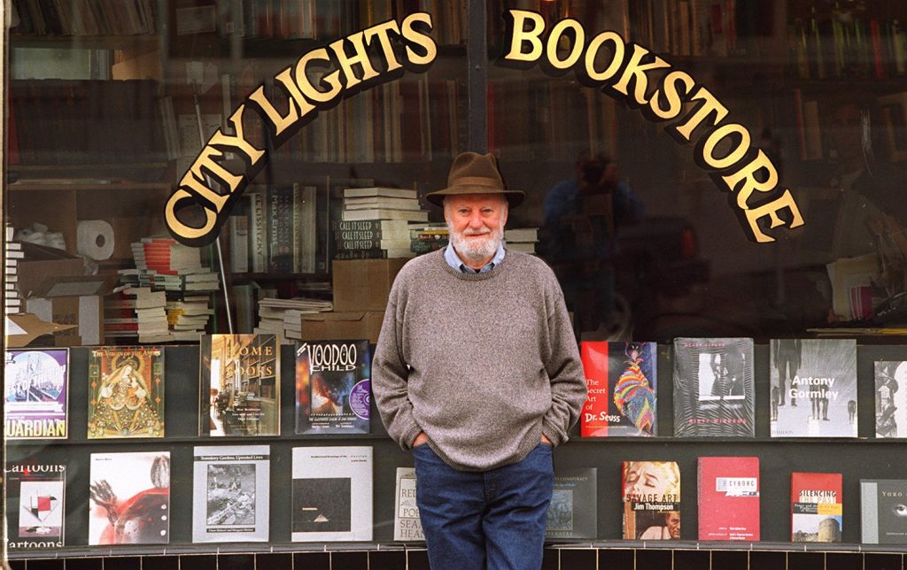 Art of and by Ferlinghetti in 2 shows for his 100th birthday
