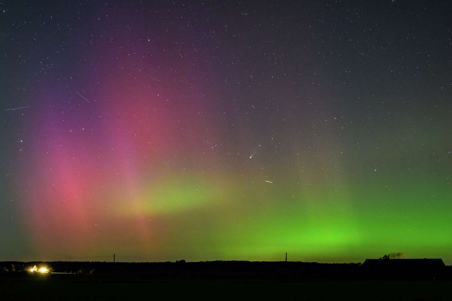 NOAA: Northern lights view line map for Wednesday, Nov. 12