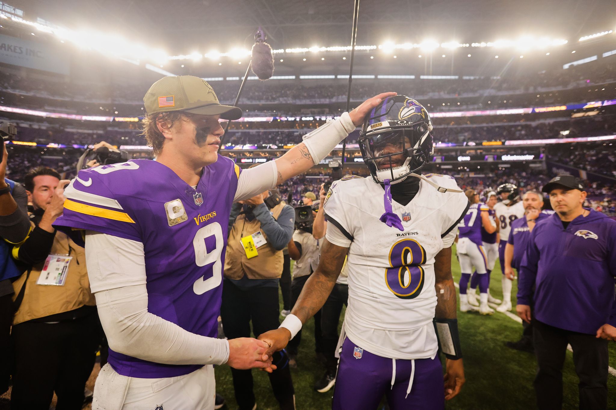 Baltimore's Lamar Jackson absent from practice during the portion open ...