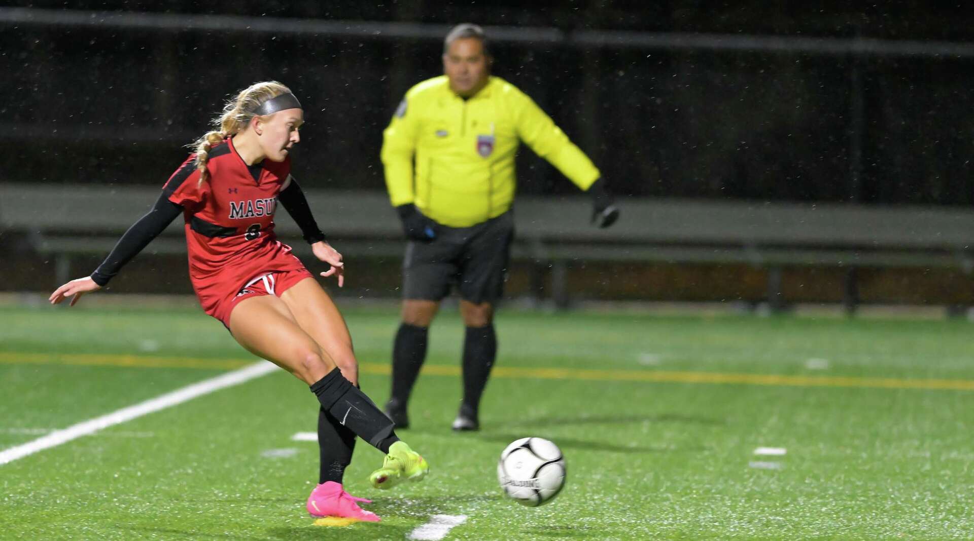 Masuk girls soccer defeated Rocky Hill in OT in the Class L semis