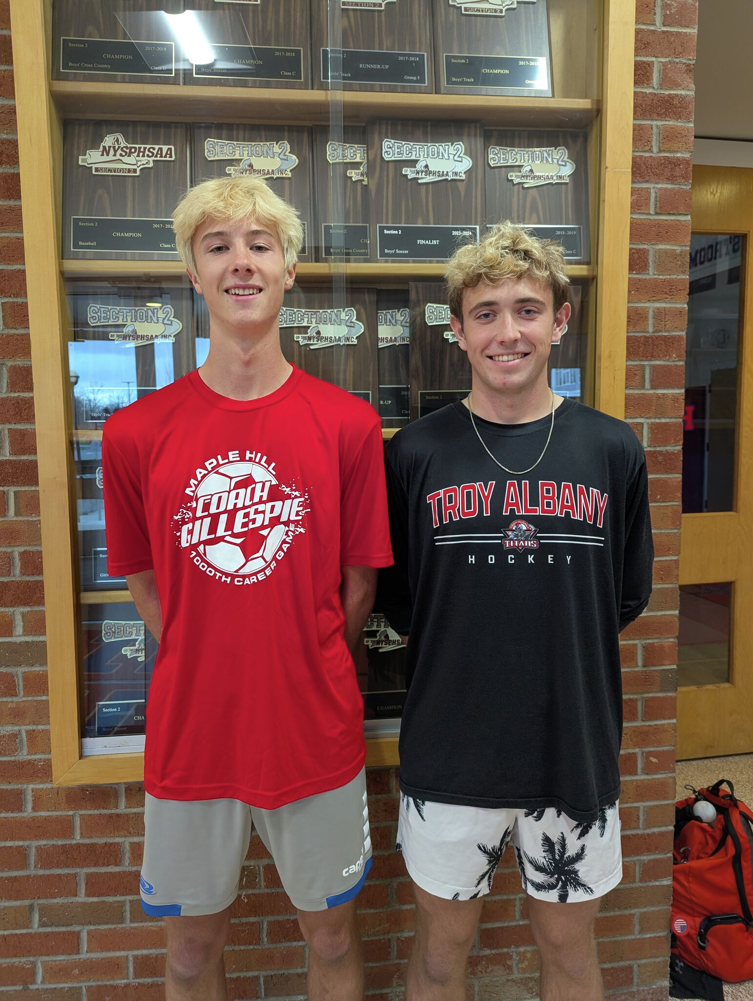 Maple Hill's bleached-hair tradition unites team in playoff run