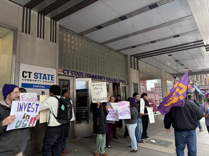 Students, staff demand more funding for CT community colleges