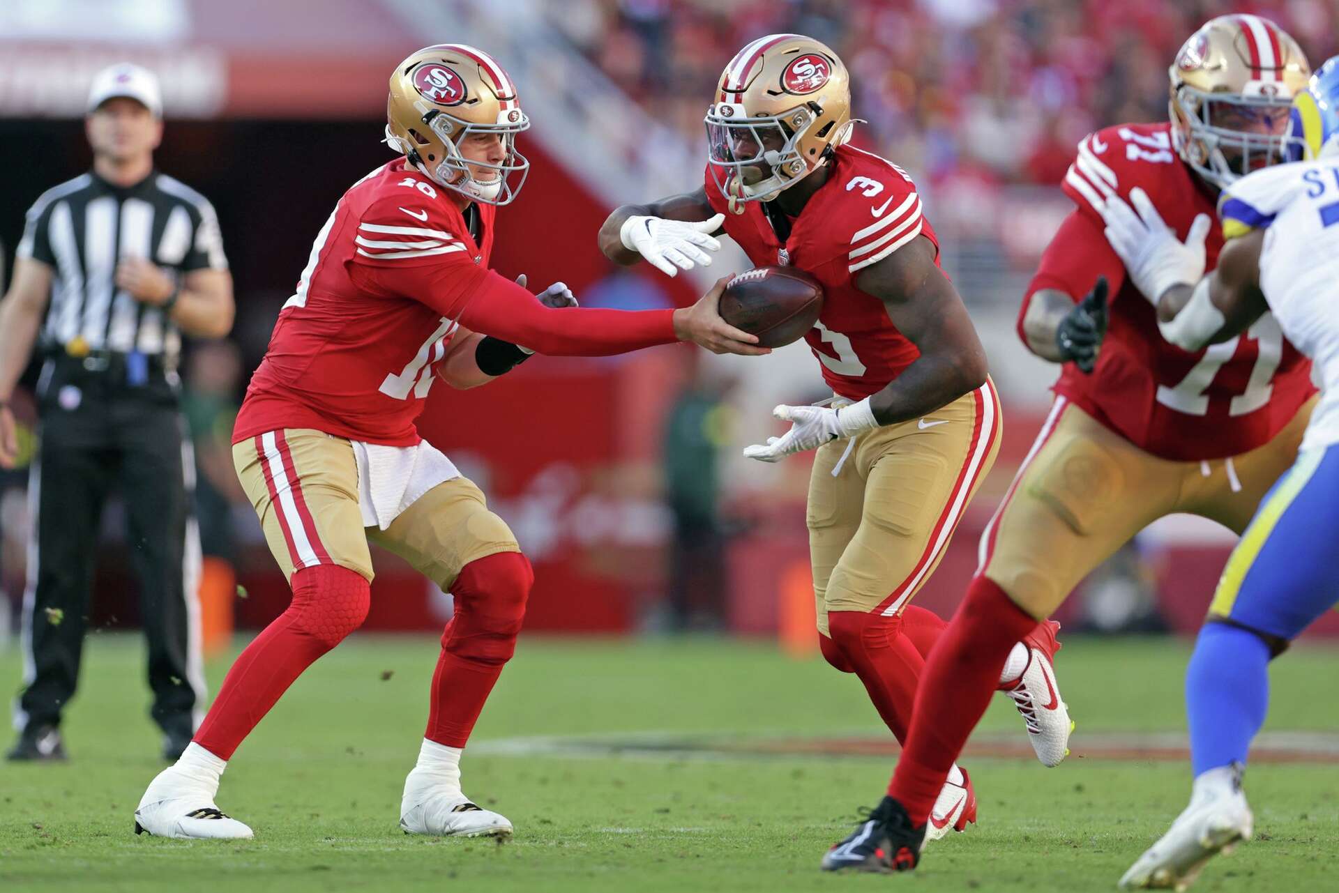 49ers’ RB Brian Robinson bucking up as Christian McCaffrey’s backup