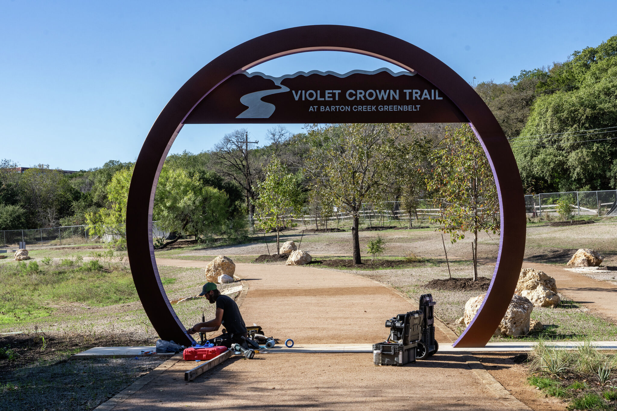 New Violet Crown Trail entrance debuts in Austin near Barton Springs