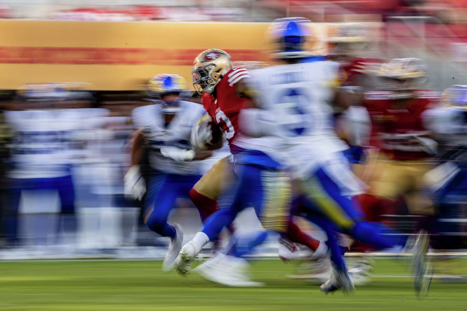 49ers’ RB Brian Robinson bucking up as Christian McCaffrey’s backup