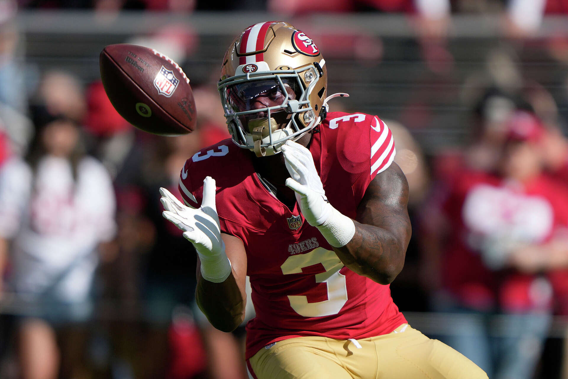 49ers’ RB Brian Robinson bucking up as Christian McCaffrey’s backup