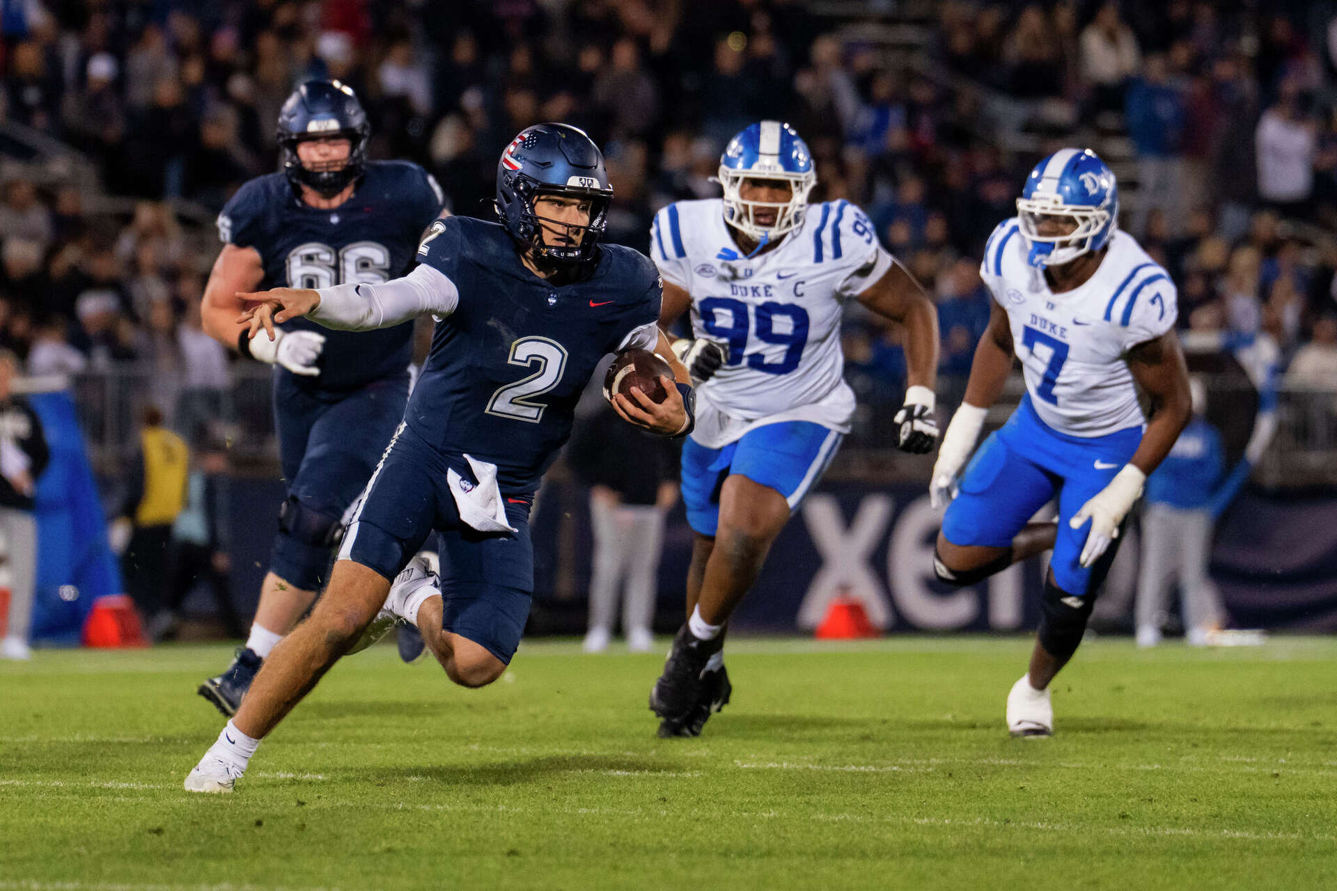 UConn football seeks perfect 6-0 home mark as it hosts Air Force