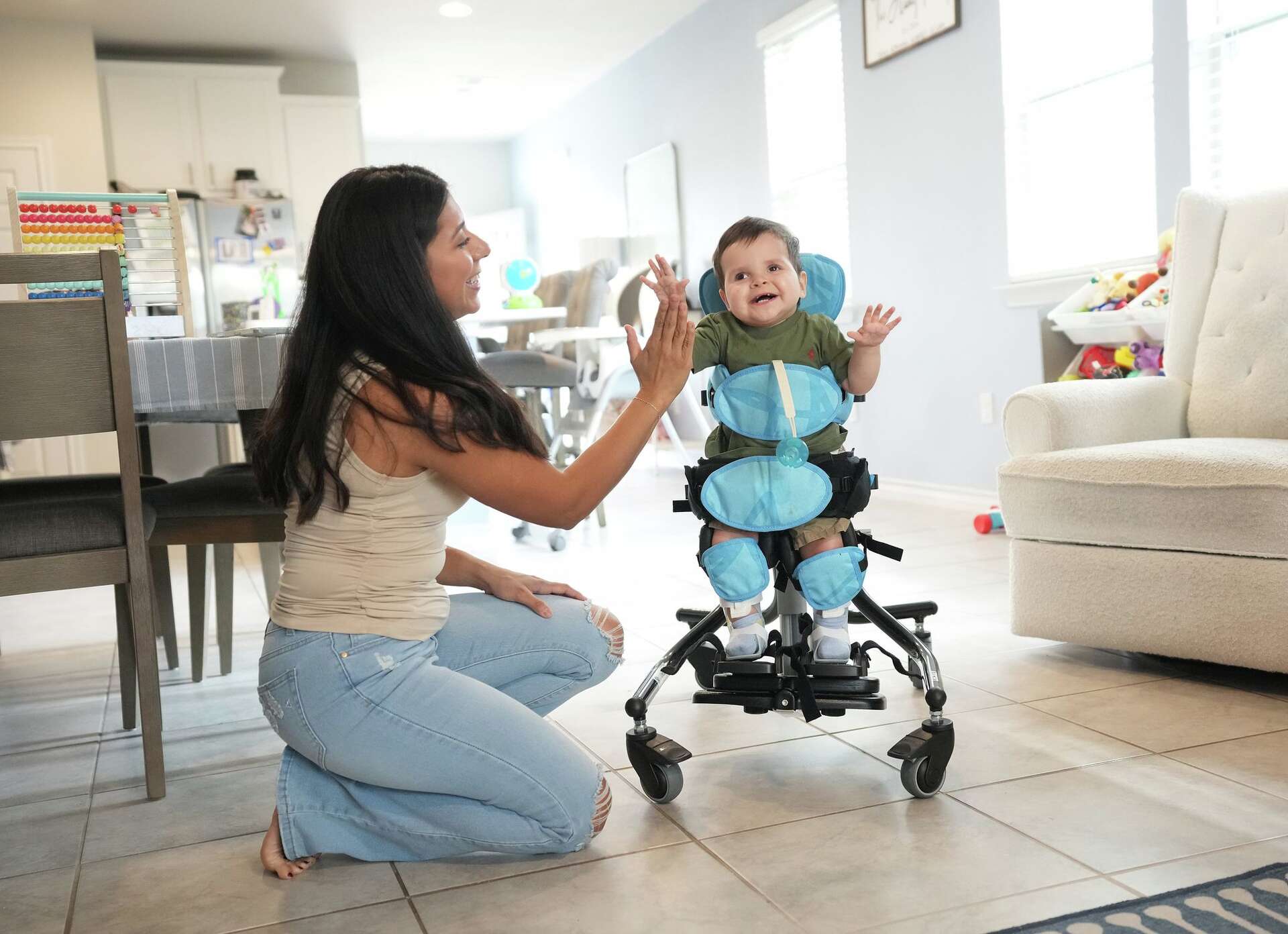 Buda parents cope with 19-month-old's rare genetic disorder