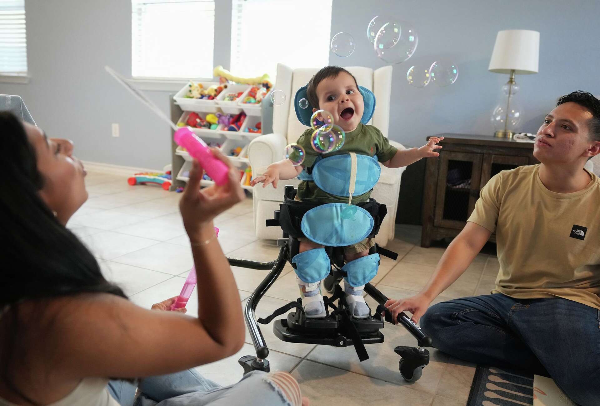 Buda parents cope with 19-month-old's rare genetic disorder