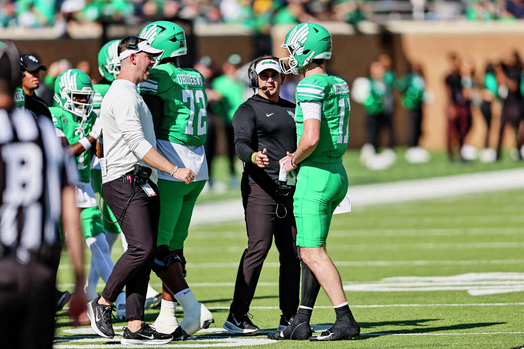 UNT head football coach Eric Morris is rising on coaching boards
