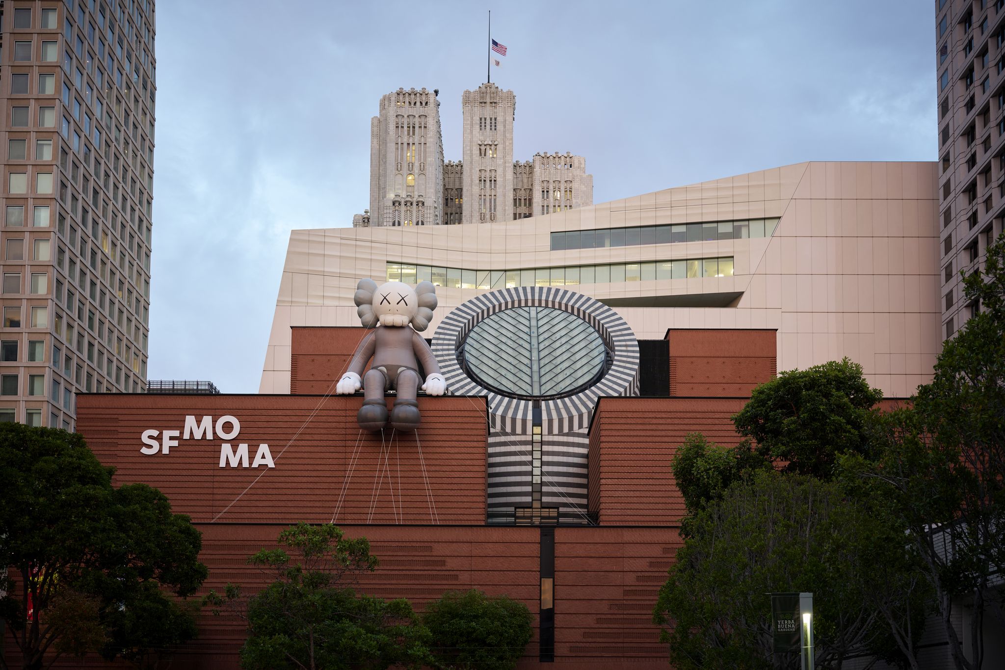 Have you seen the massive inflatable on top of SFMOMA?