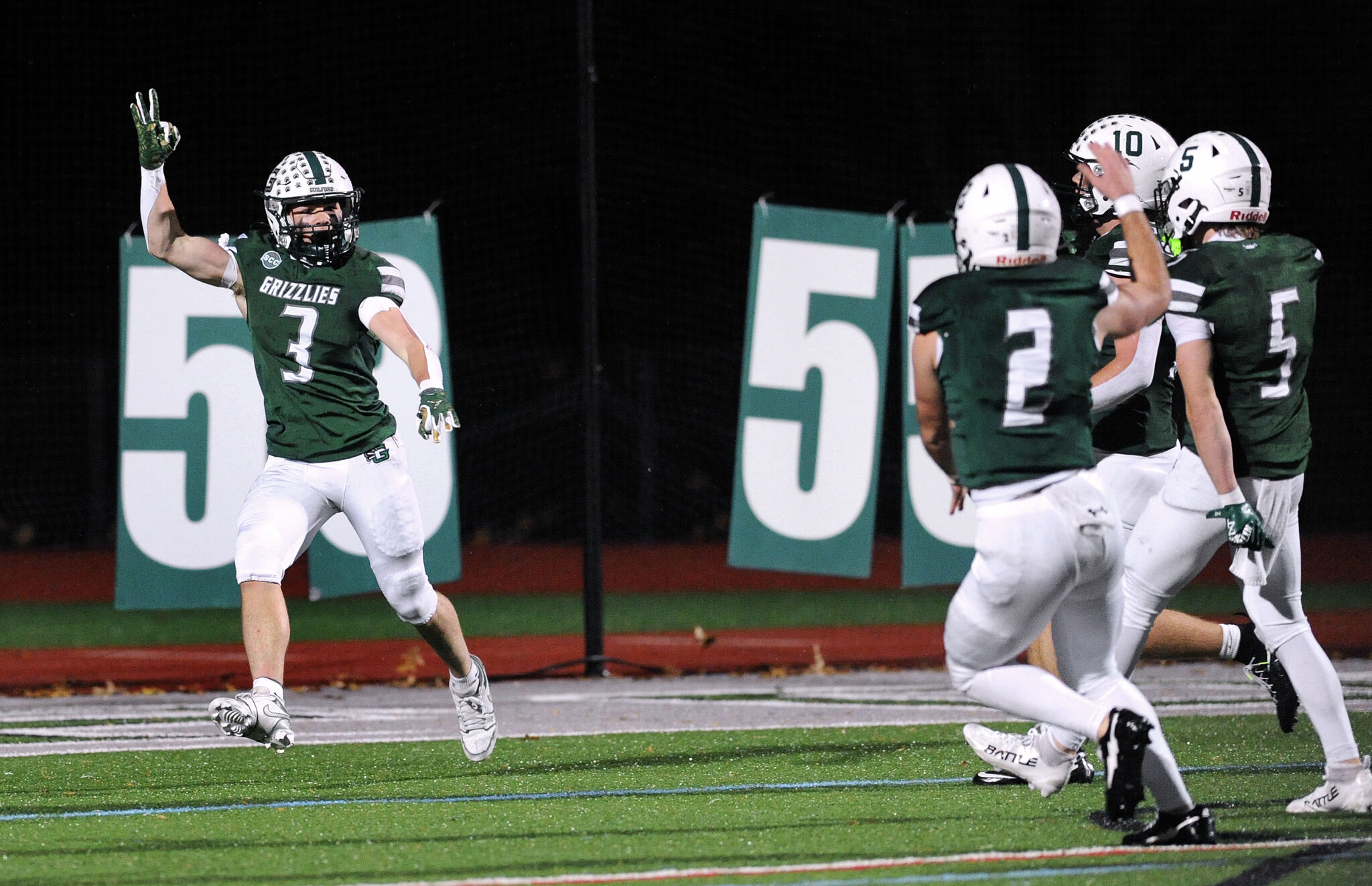 Guilford football runs over Lyman Hall as Aiden Ruotolo scores 4 TDs