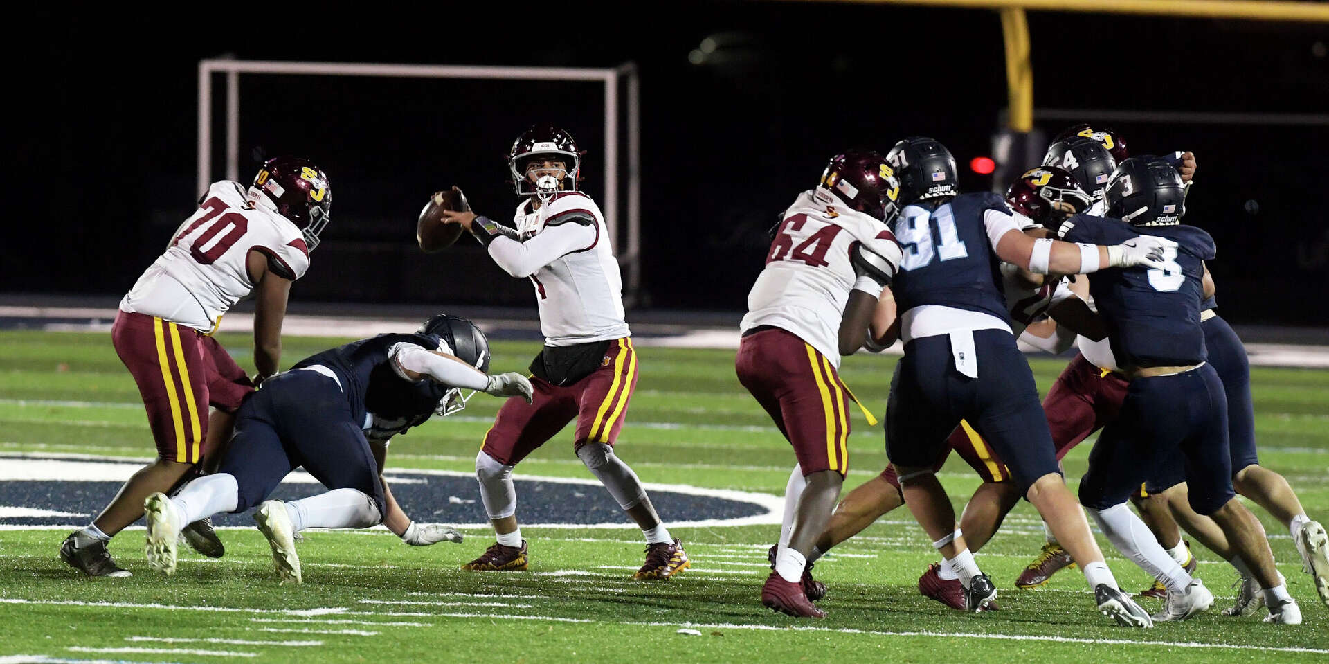 St. Joseph football upends Wilton behind defense, Finn Kilmartin