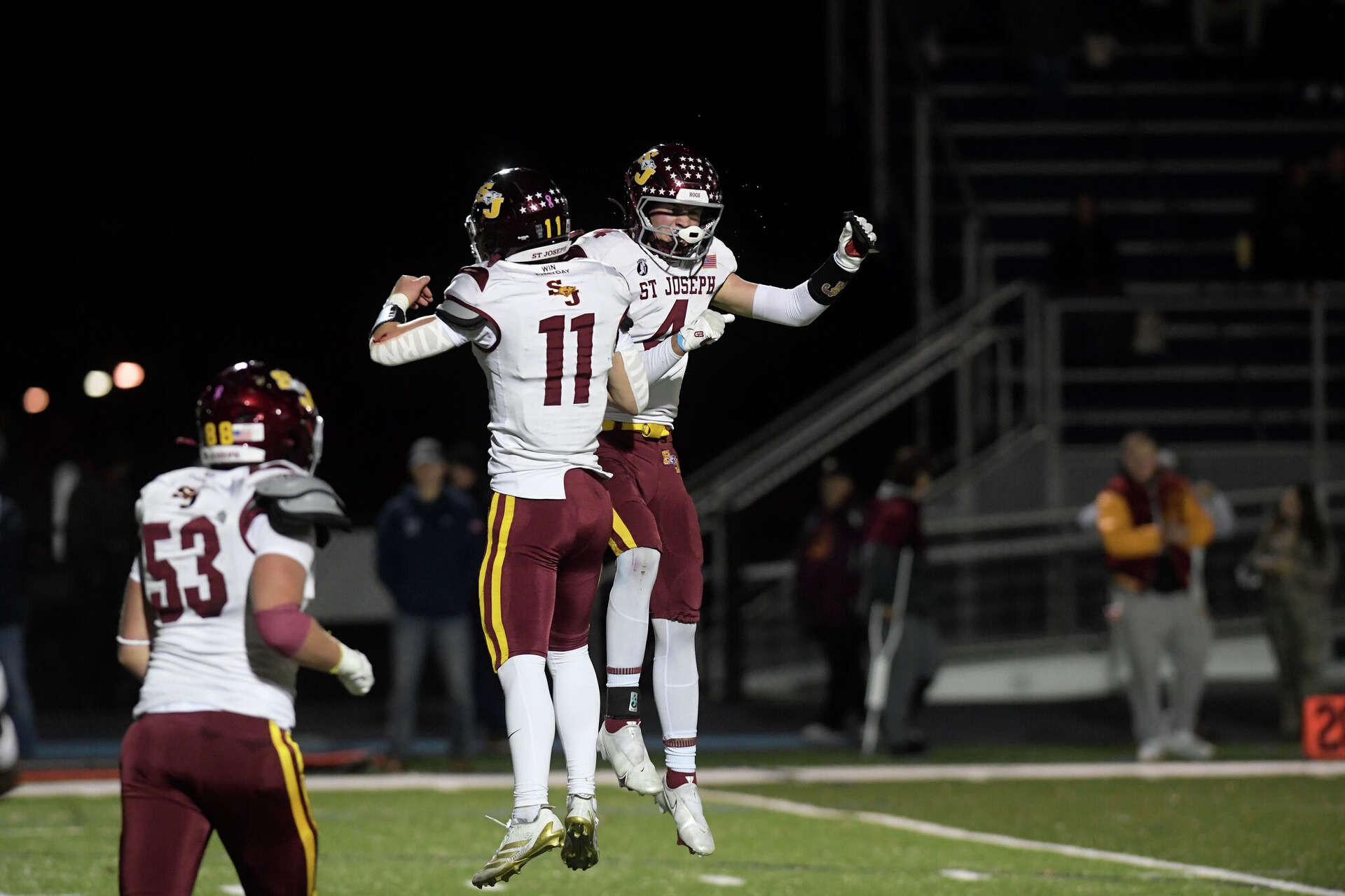 St. Joseph football upends Wilton behind defense, Finn Kilmartin