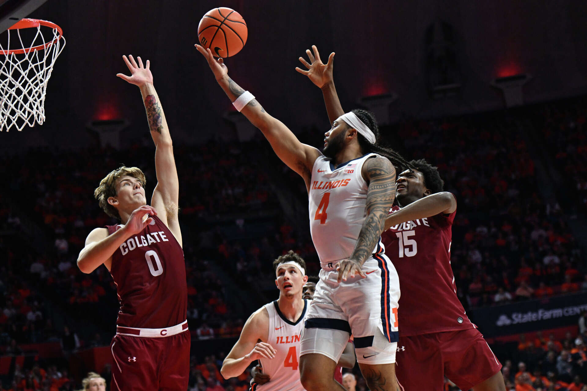 Illinois vs. Colgate basketball live updates, highlights and score