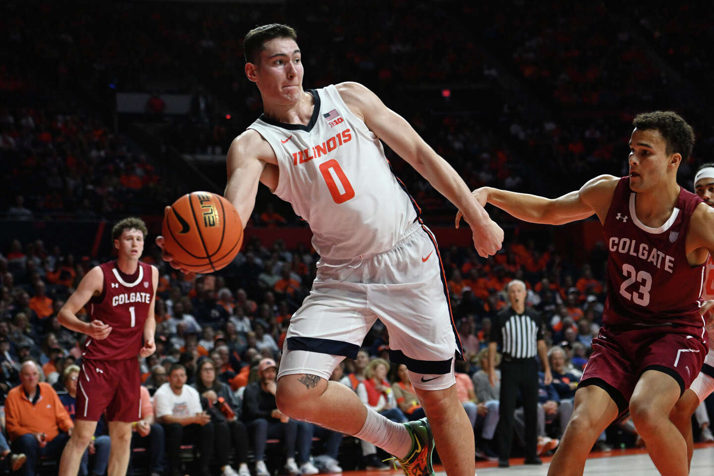 Illinois vs. Colgate basketball live updates, highlights and score