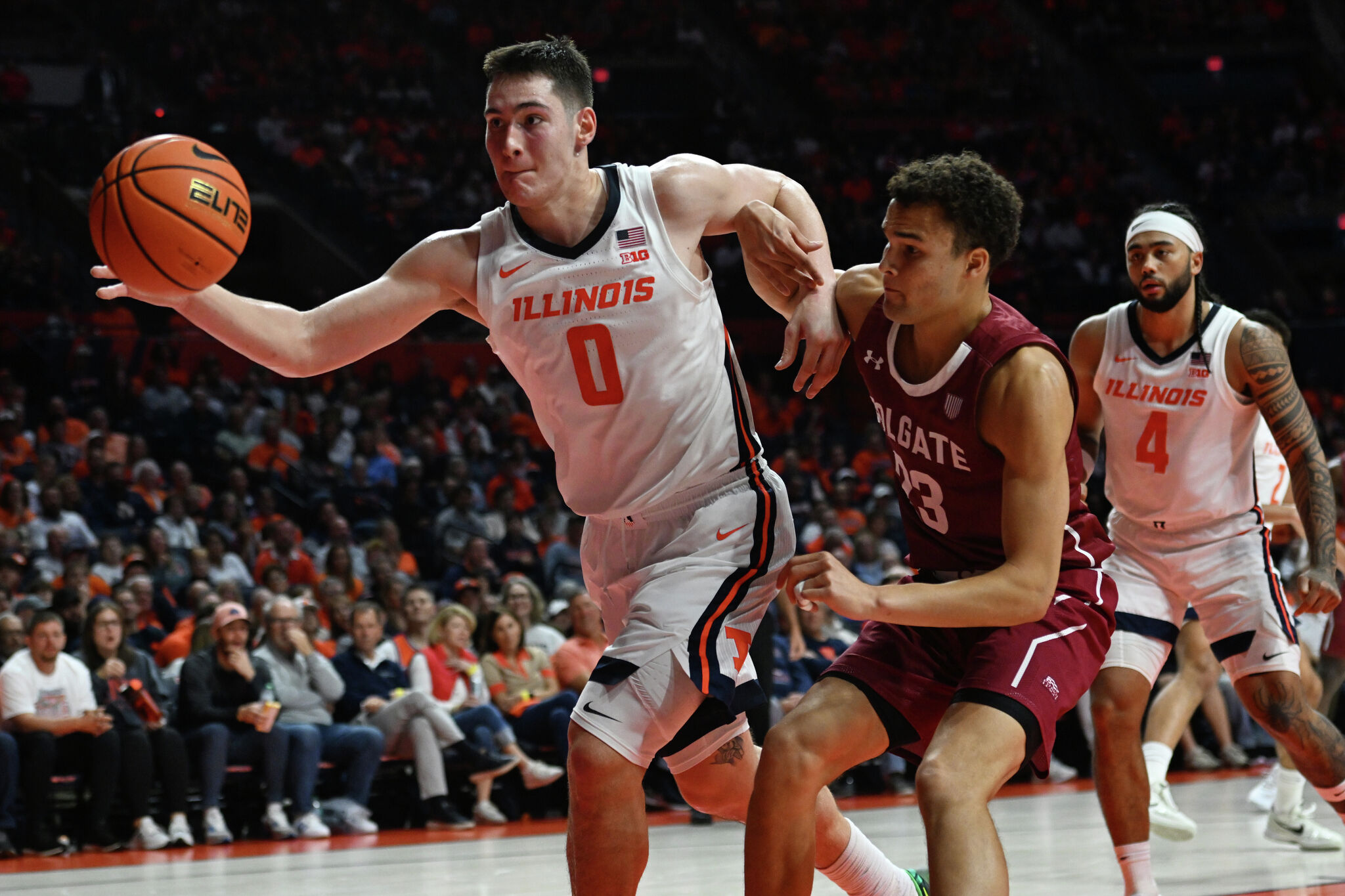 Illinois vs. Colgate basketball live updates, highlights and score