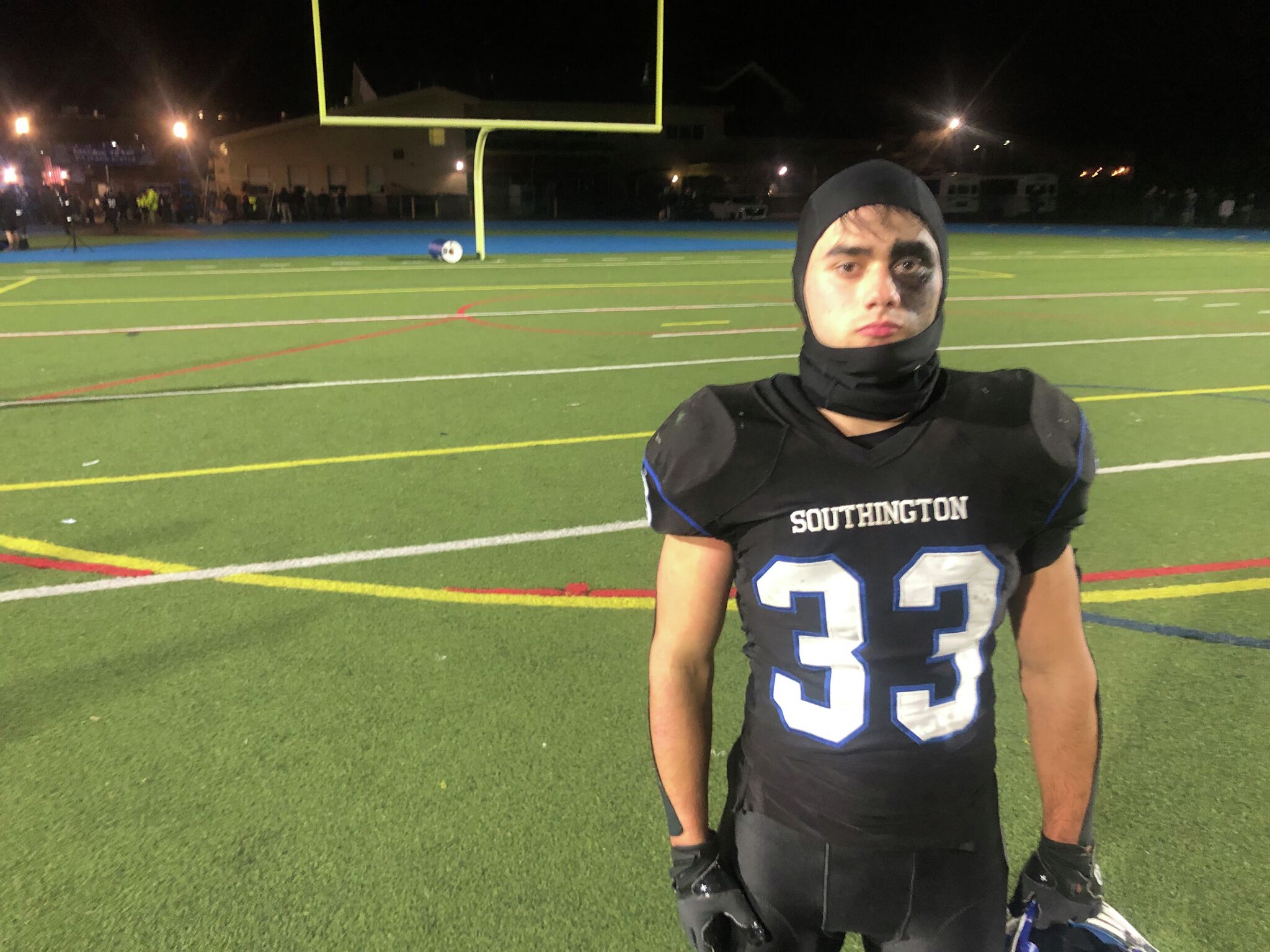 Southington football outlasts Maloney in overtime
