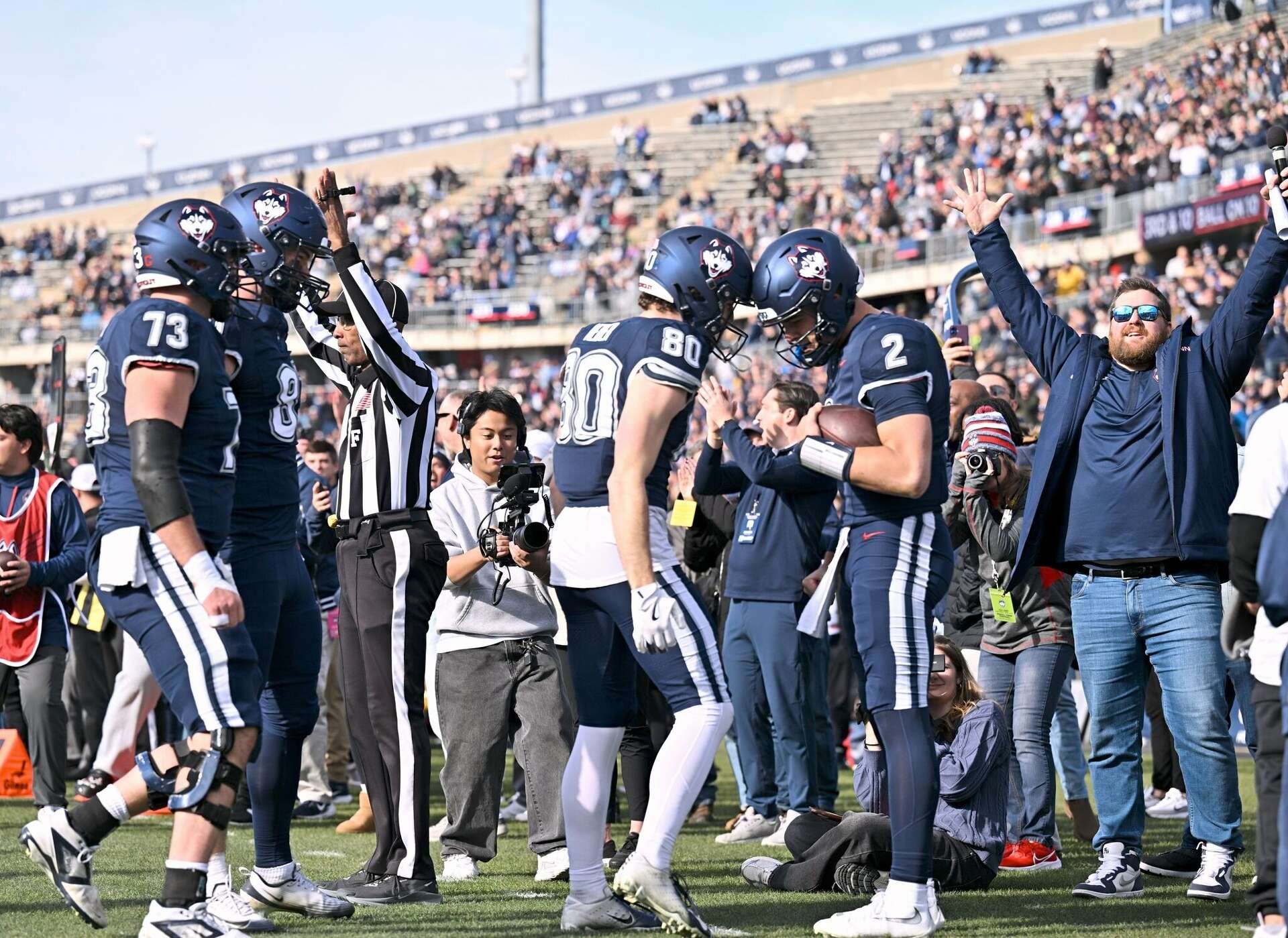 Cam Edwards leads UConn football to victory over Air Force