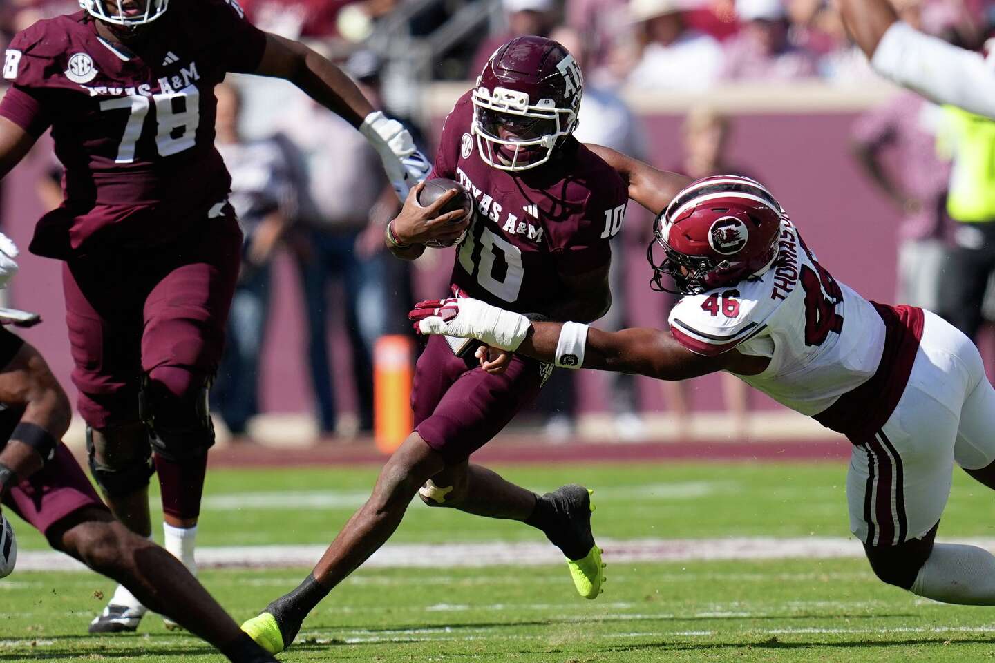 Marcel Reed's leadership and talent propel No. 3 Texas A&M to 1st 10-0 ...