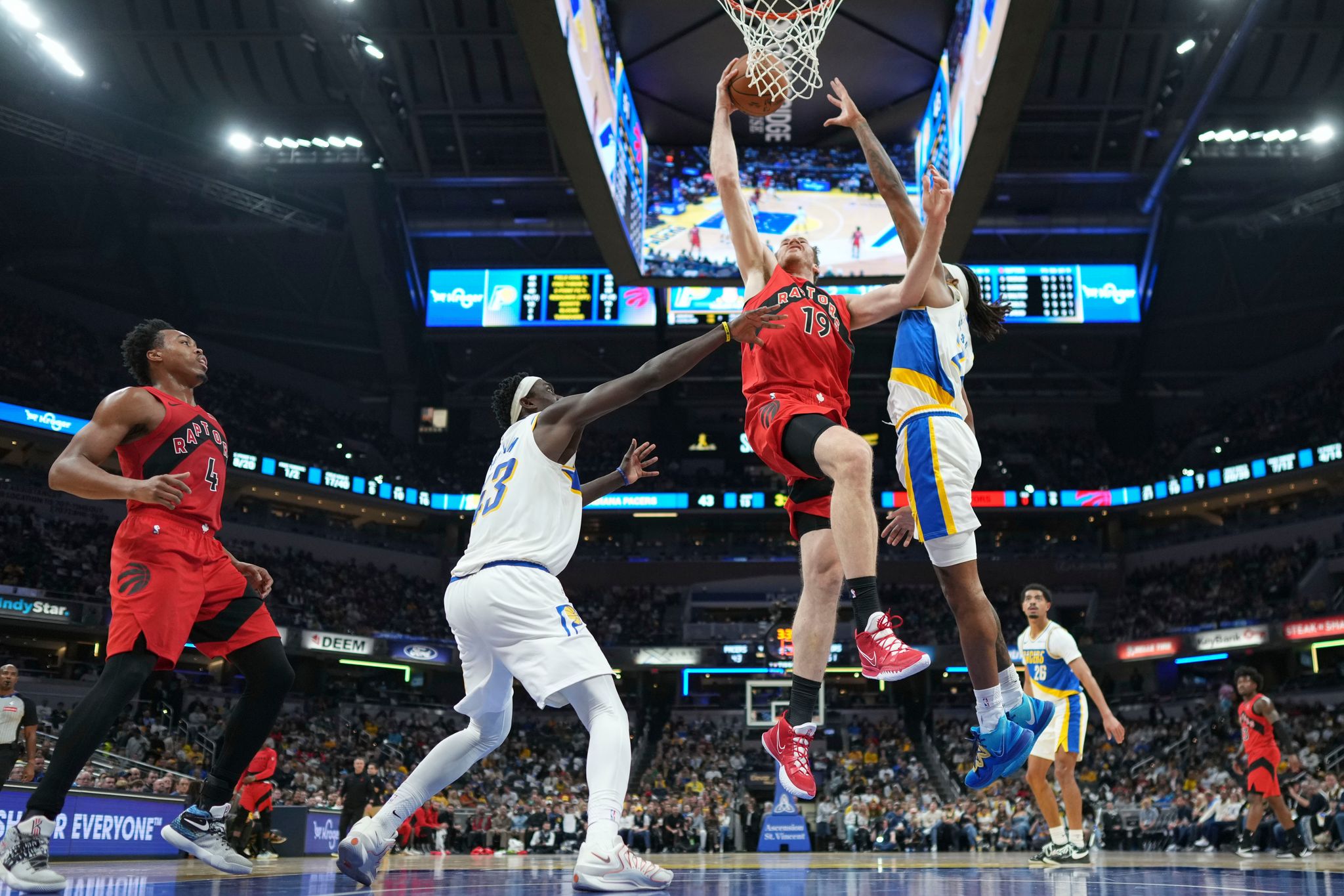 Raptors drub depleted Pacers 129-111
