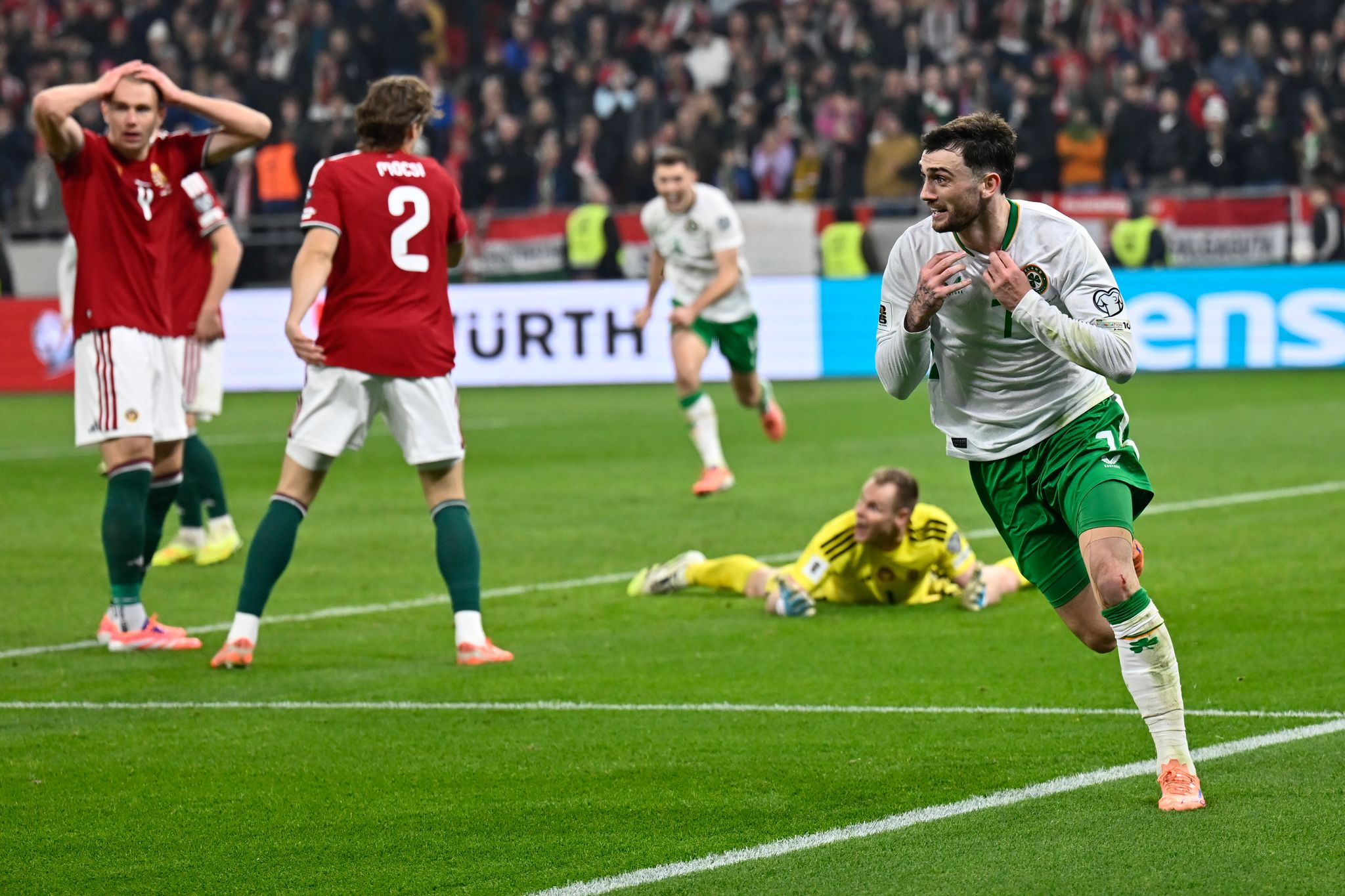 Troy Parrott hat trick as Ireland reaches World Cup playoffs after ...