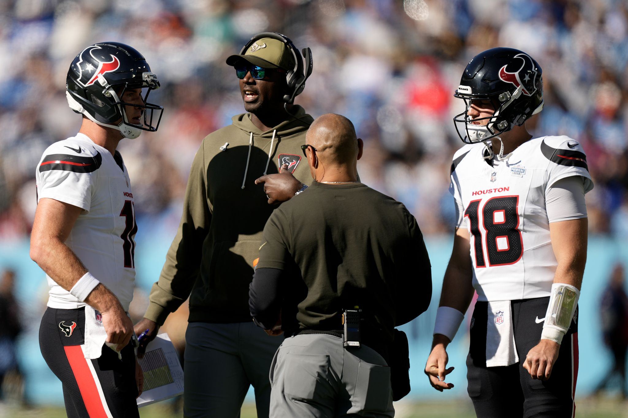 Houston Texans and quarterbacks coach Jerrod Johnson part ways