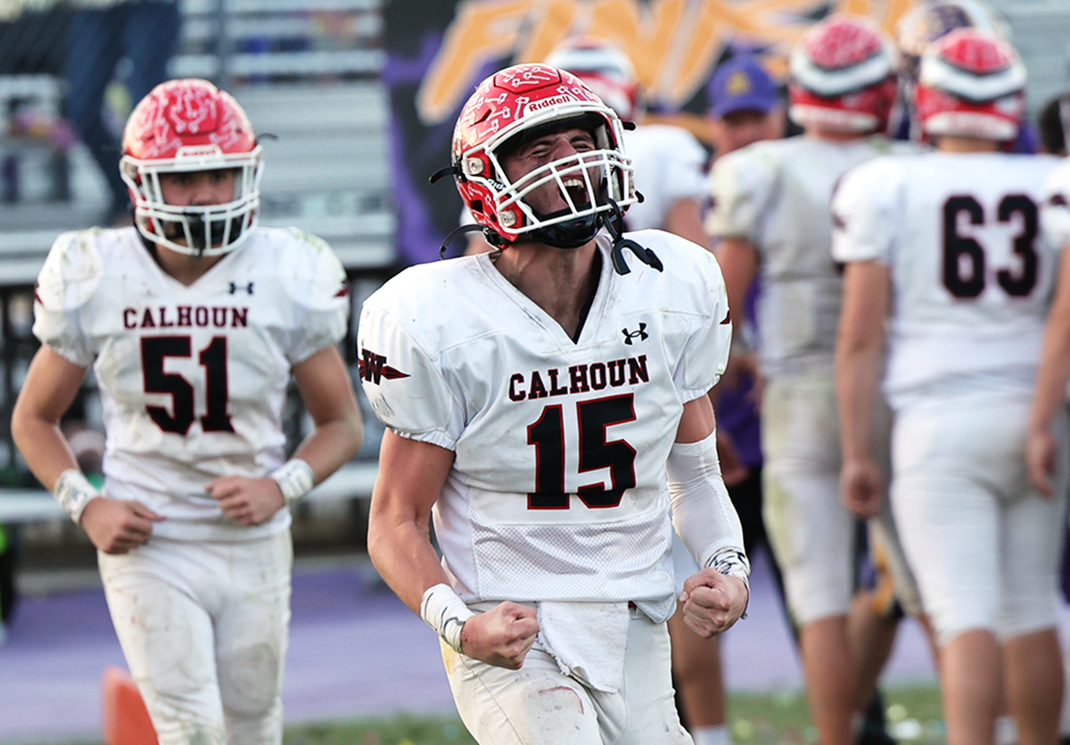 Calhoun football's Jack Goode plays for sister lost in accident